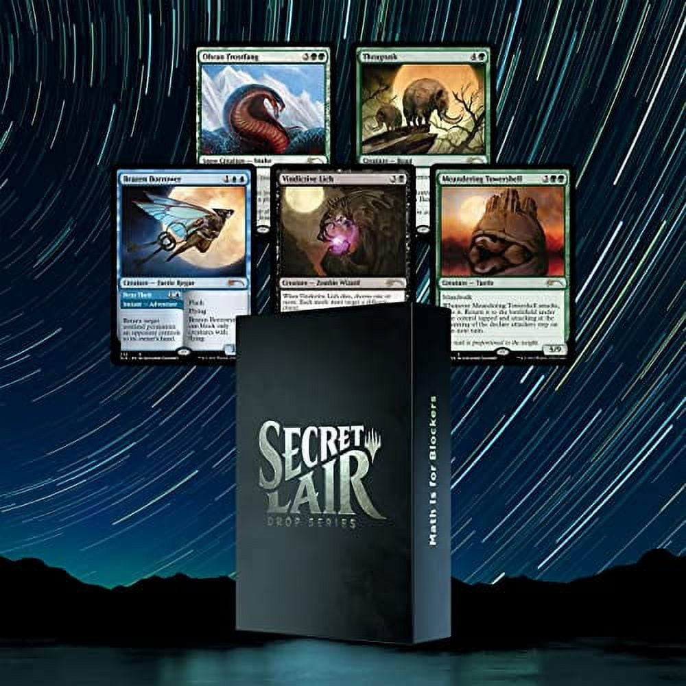 Magic TCG Magic: The Gathering Secret Lair: MTG Math is for Blockers ...