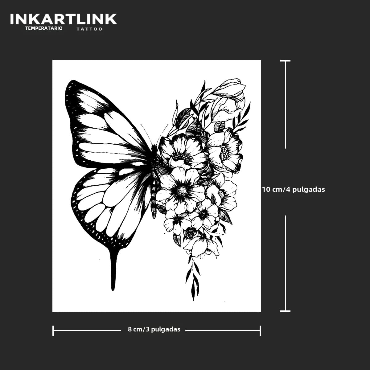 Magic Technology Butterfly Temporary Tattoo Waterproof Semi-Permanent ...