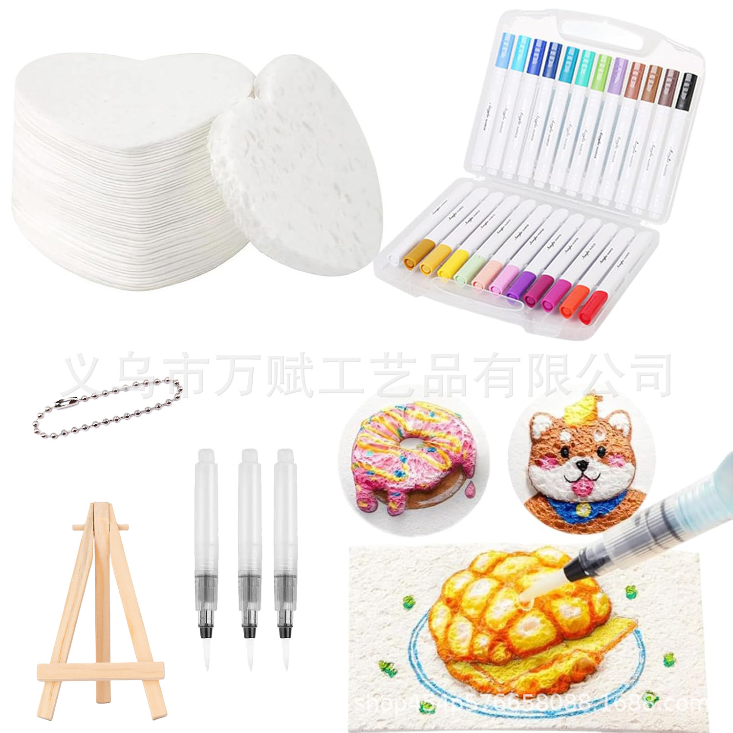 Magic Texture Painting Kit,Magic Puffy Paint, 3D Drawing Magic Canvas ...