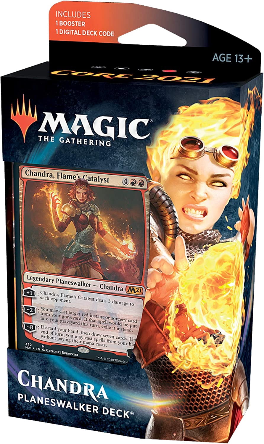 Magic: The Gathering Chandra, Flame’s Catalyst Planeswalker Deck | Core ...