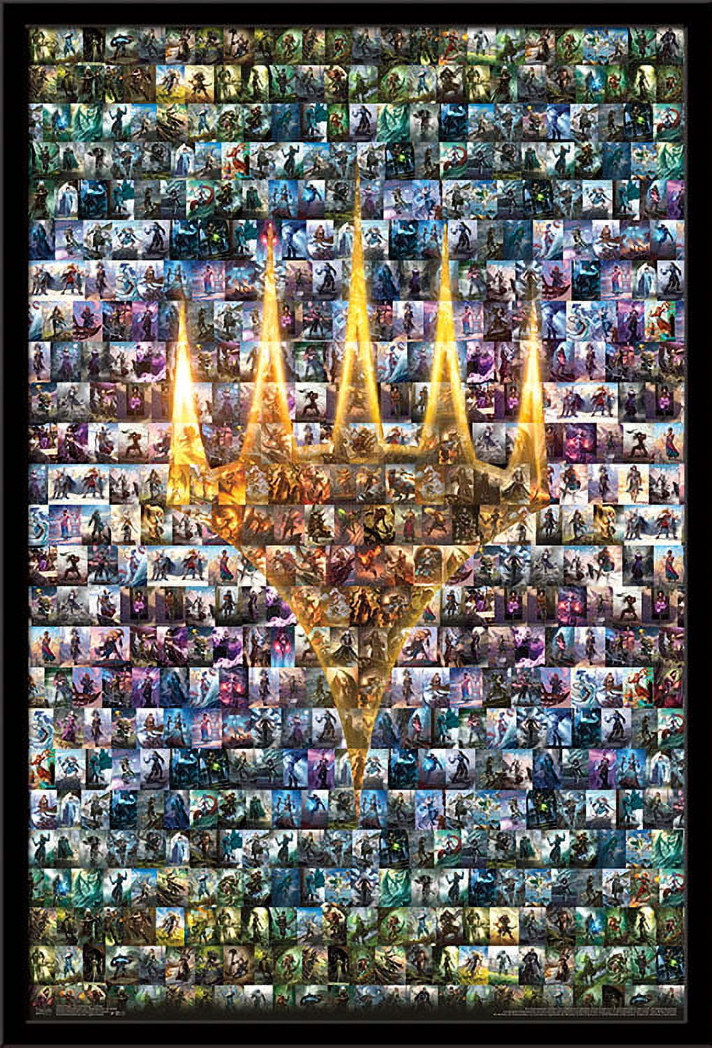 Magic: The Gathering - Collage Wall Poster, 22.375" x 34", Framed ...
