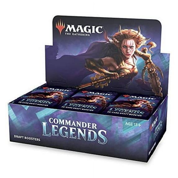Magic: The Gathering Commander Legends Draft Booster Box | 24 Booster ...