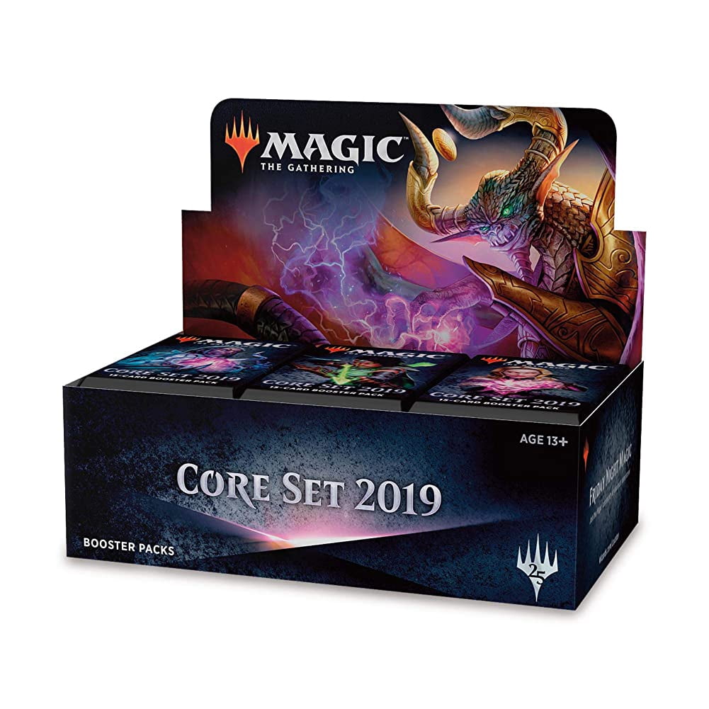 Magic: The Gathering Core Set 2019 Booster Box | 36 Booster Packs (540 ...