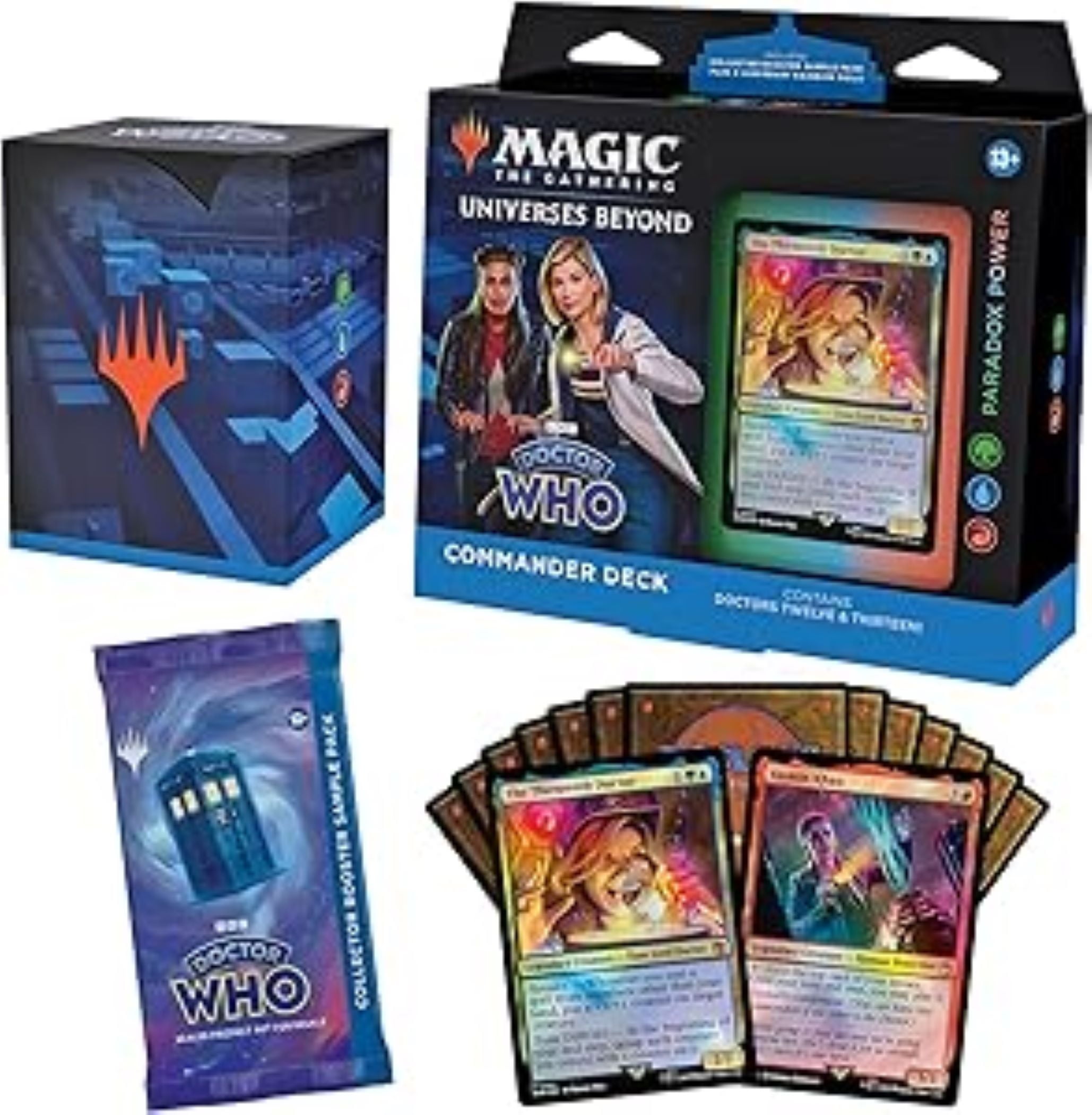 Magic: The Gathering Doctor Who Commander Deck - Paradox Power 98 Cards ...