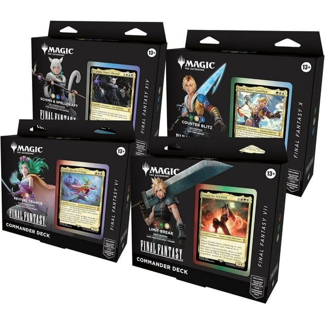 Final Fantasy MTG Decks - Card storage for game stores - Walmart ...