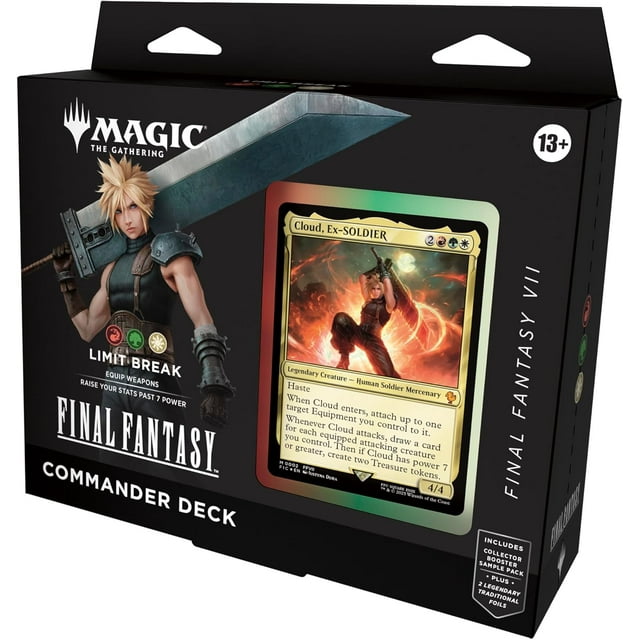 Magic: The Gathering Final Fantasy VII Commander Deck - Limit Break ...