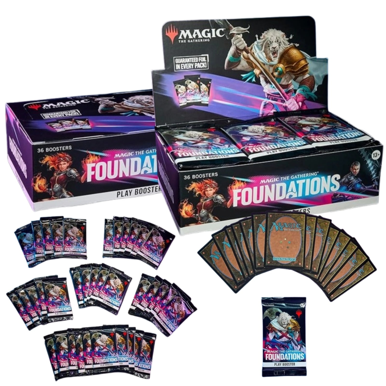 Magic - The Gathering Foundations - Play Booster Box | Card Games for ...