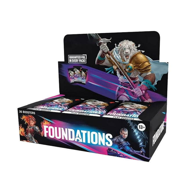 Magic: The Gathering Foundations - Play Booster Box for All Ages, Gift ...