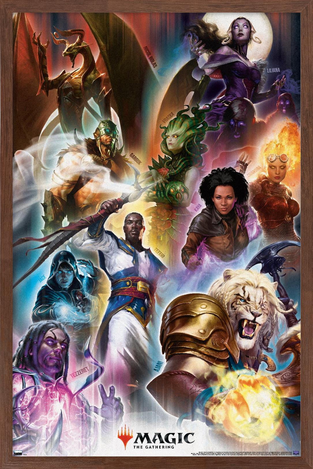 Magic: The Gathering - Grid Wall Poster, 22.375" x 34" Framed - Walmart.com