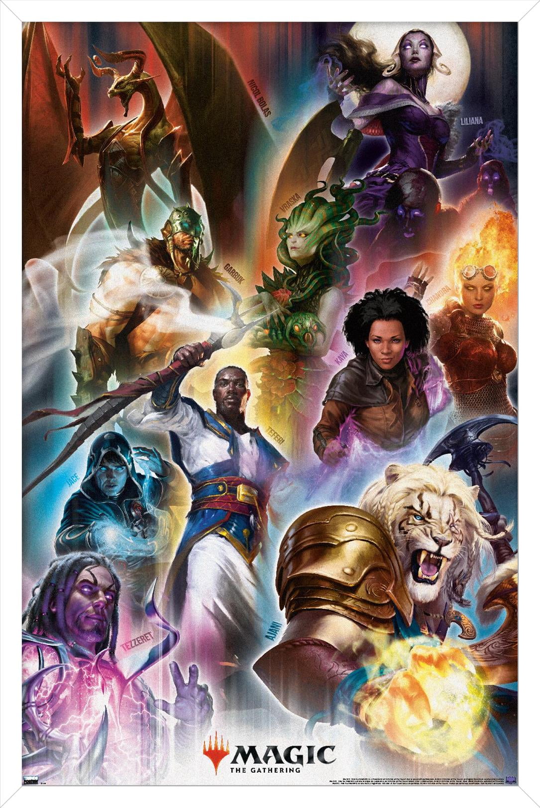Magic: The Gathering - Grid Wall Poster, 22.375" x 34" Framed - Walmart.com