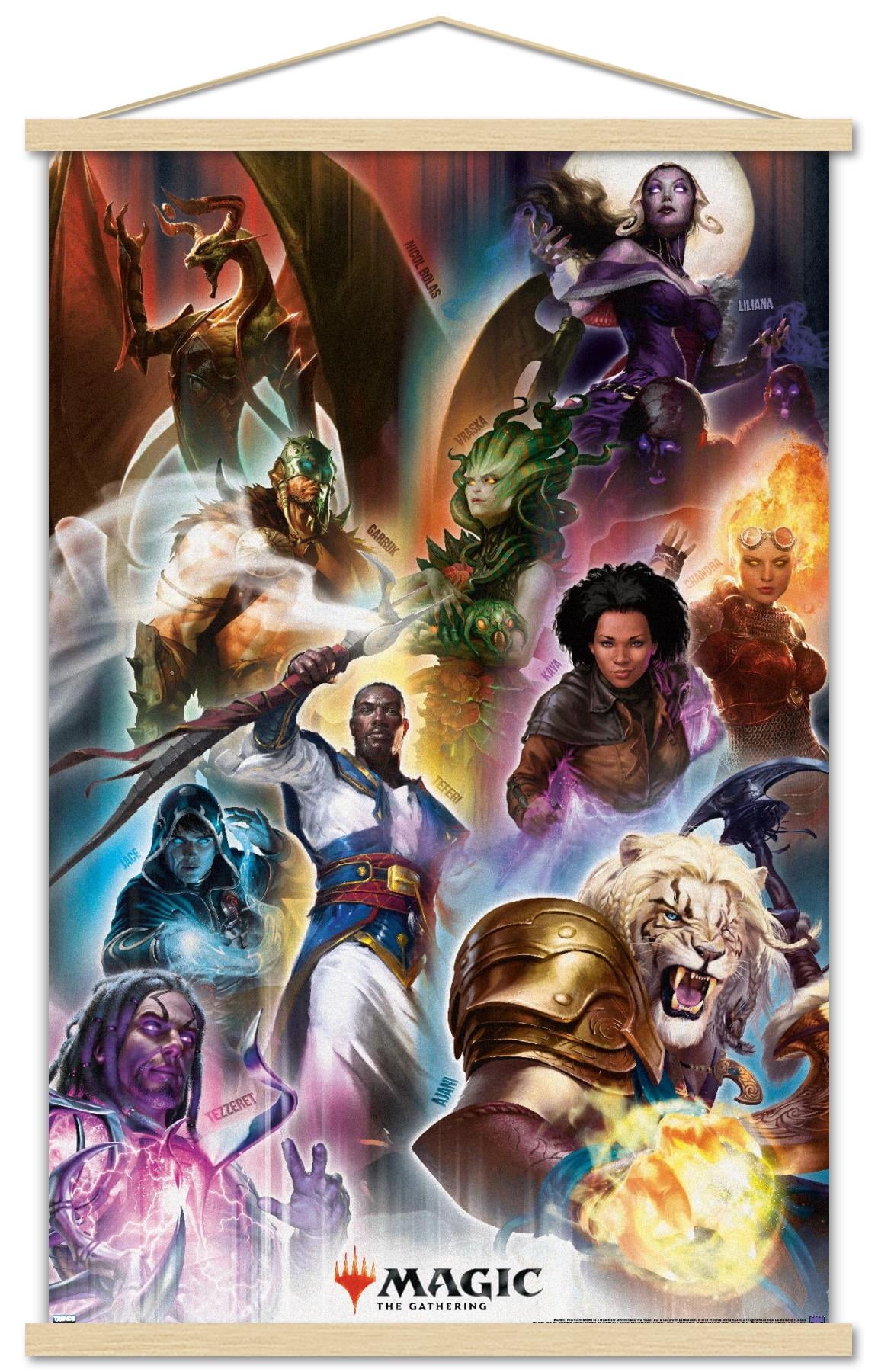 Magic: The Gathering - Grid Wall Poster with Magnetic Frame, 22.375" x ...