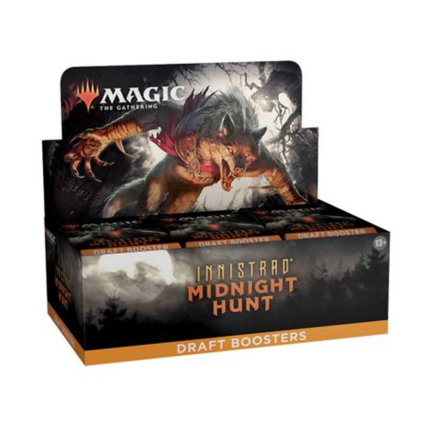 Magic: The Gathering Innistrad: Midnight Hunt Draft Booster Box | 36 ...