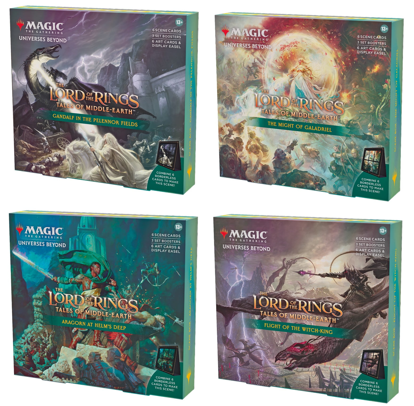 Magic: The Gathering Lord of the Rings Scene Box, Includes Foil Cards ...