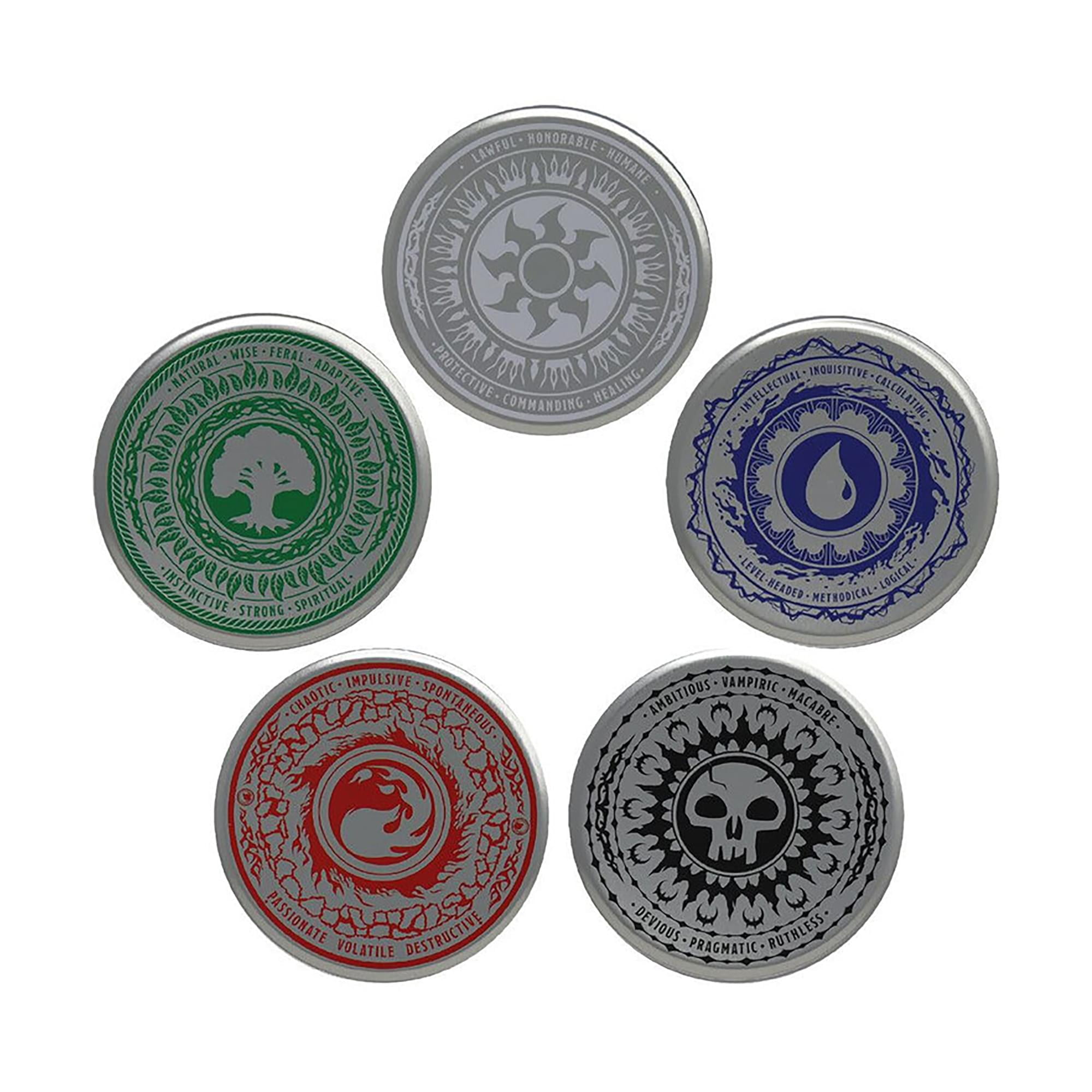 Magic The Gathering 5-Piece Mana Symbols Drink Coaster Set - Walmart.com