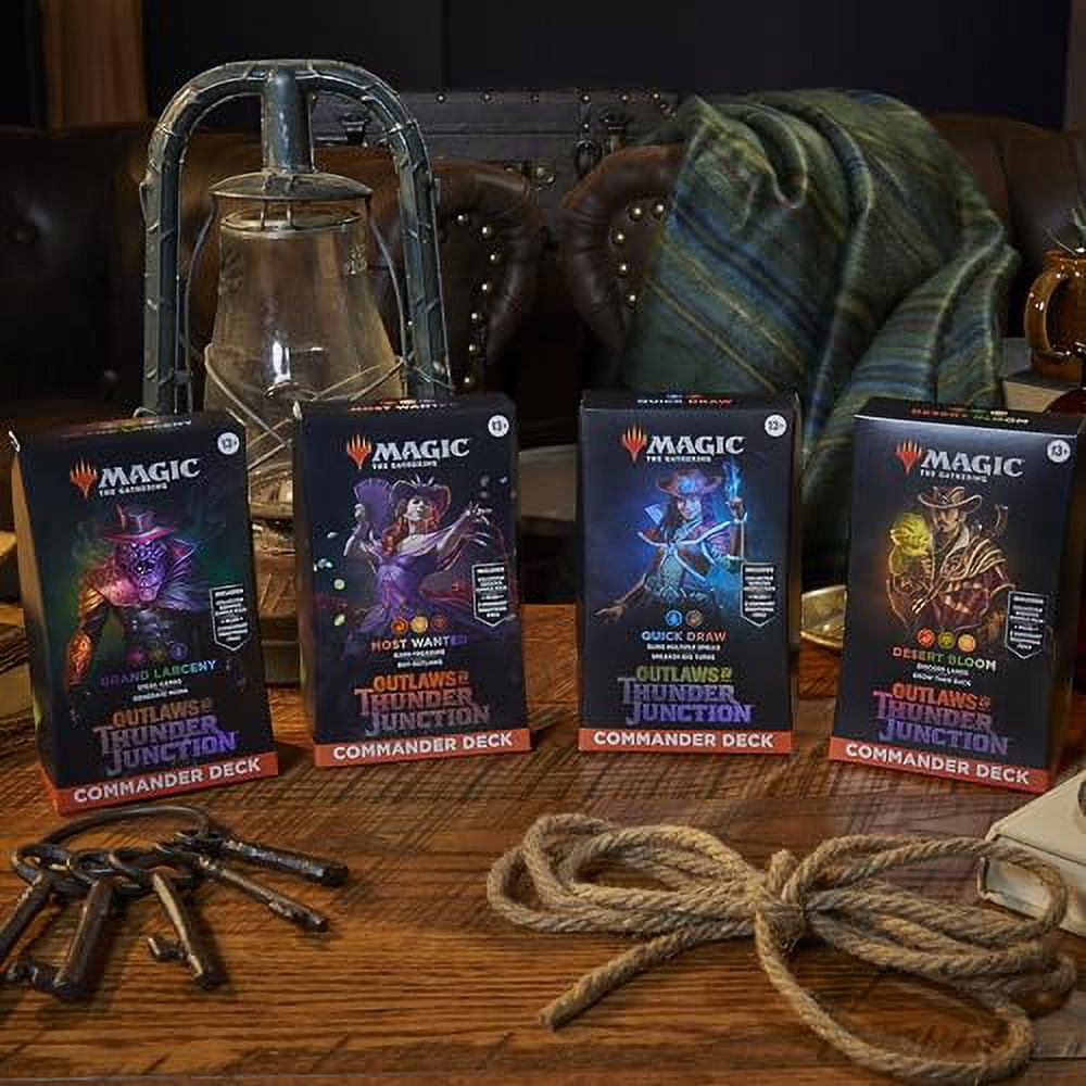 Magic: The Gathering Outlaws of Thunder Junction Commander Deck Bundle ...