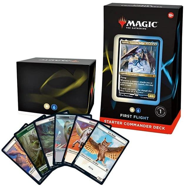 Magic: The Gathering Starter Commander Deck – First Flight (White-Blue ...