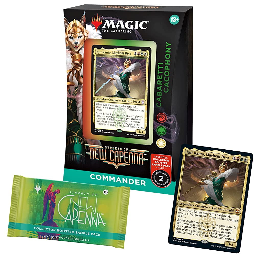 Magic: The Gathering Streets of New Capenna Commander Deck, Cabaretti Cacophony, 100 Cards ...