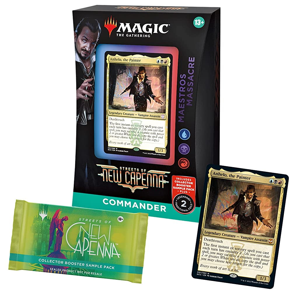 Magic: The Gathering Streets of New Capenna Commander Deck – Maestros Massacre + Collector ...