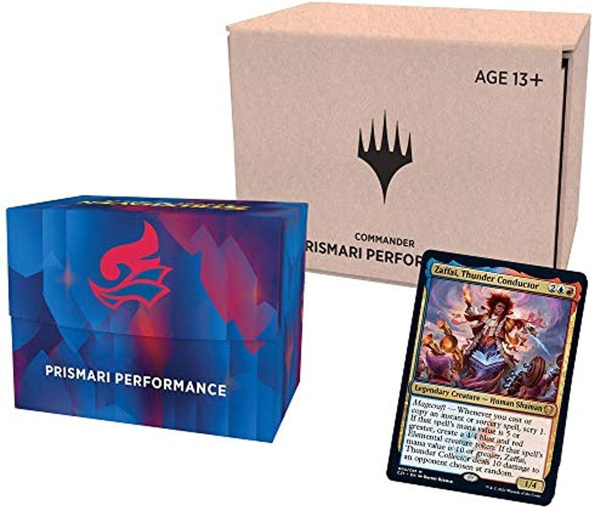 Magic The Gathering Strixhaven Commander Deck – Prismari Performance (Blue-Red)| Minimal ...