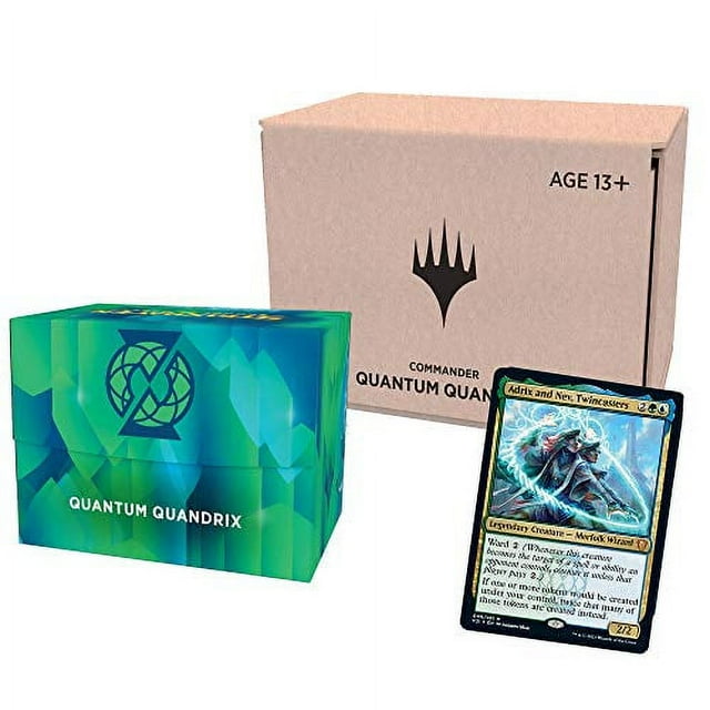 Magic The Gathering Strixhaven Commander Deck Quantum Quandrix (Blue-Green) - Walmart.com