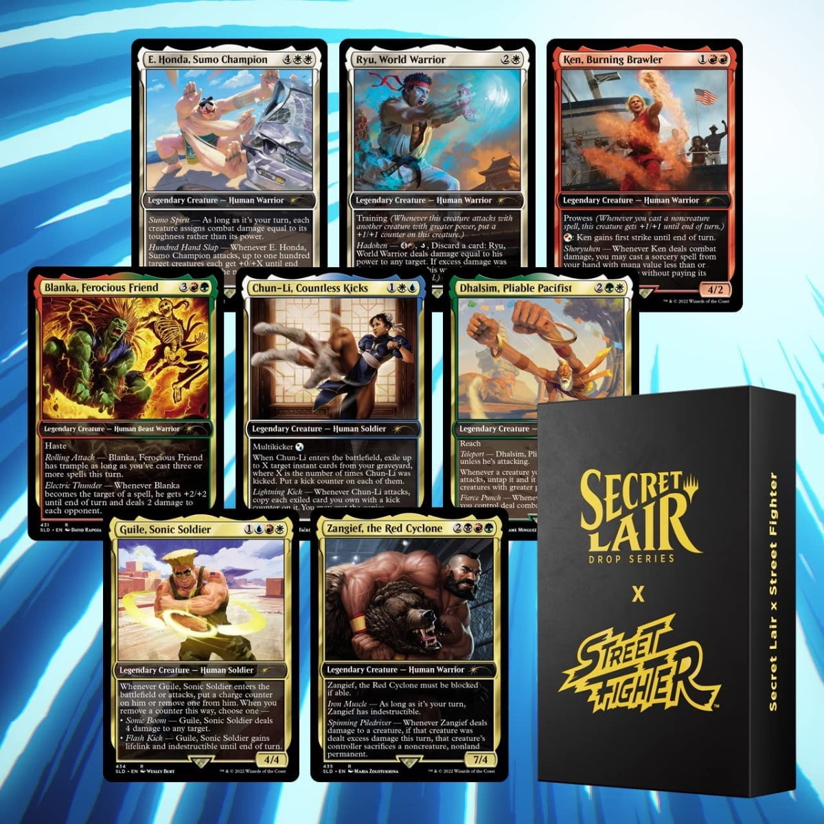 MTG: Magic: The Gathering - Secret Lair x Street Fighter Card Game for ...