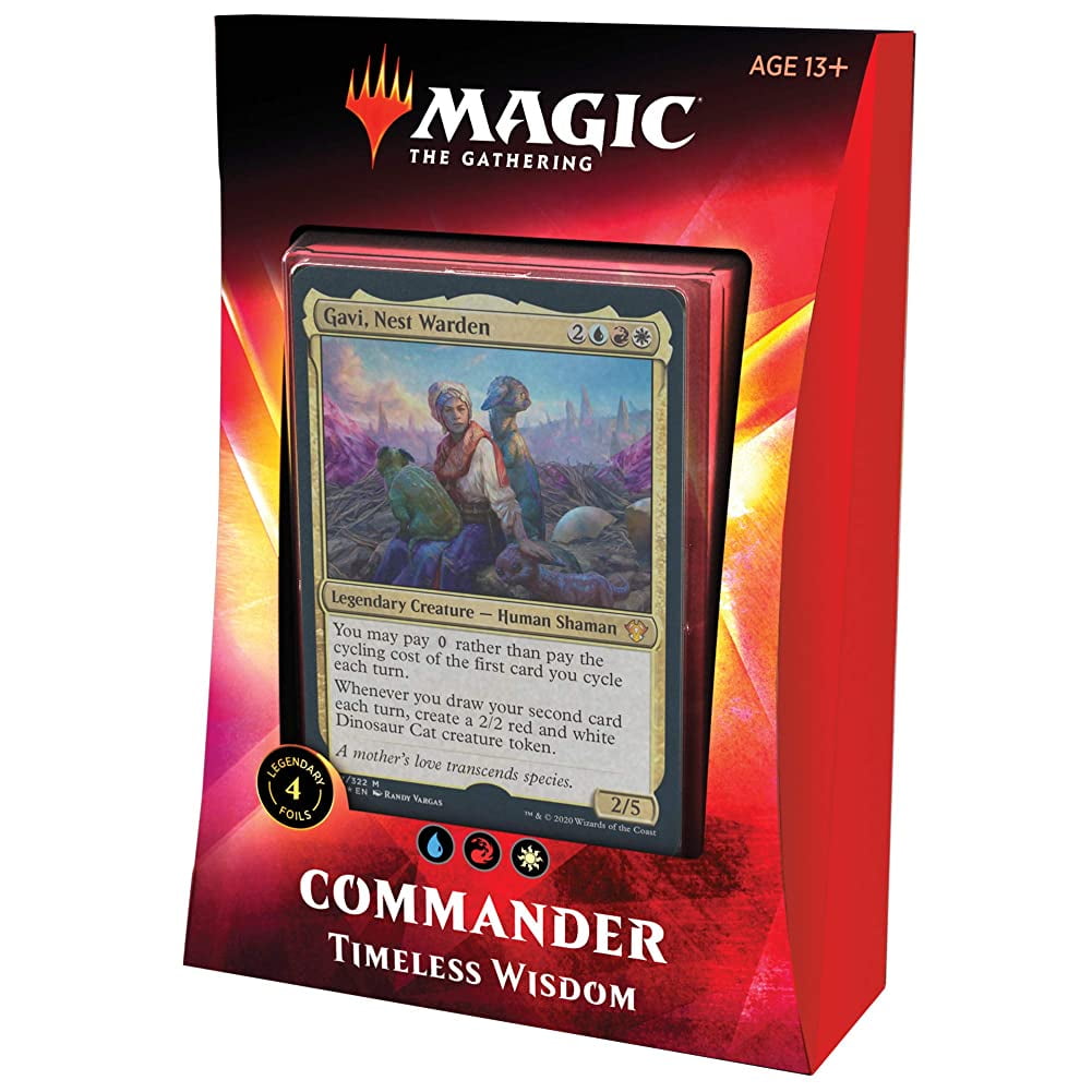 Magic: The Gathering Timeless Wisdom Ikoria Commander Deck | 100 Card ...