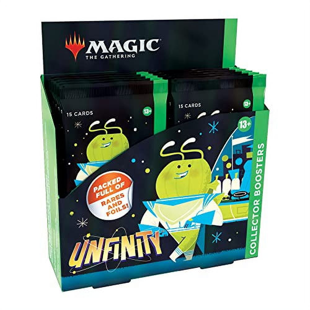 MTG Unfinity Collector Booster Box | 12 Packs + Box Topper (181 Magic ...