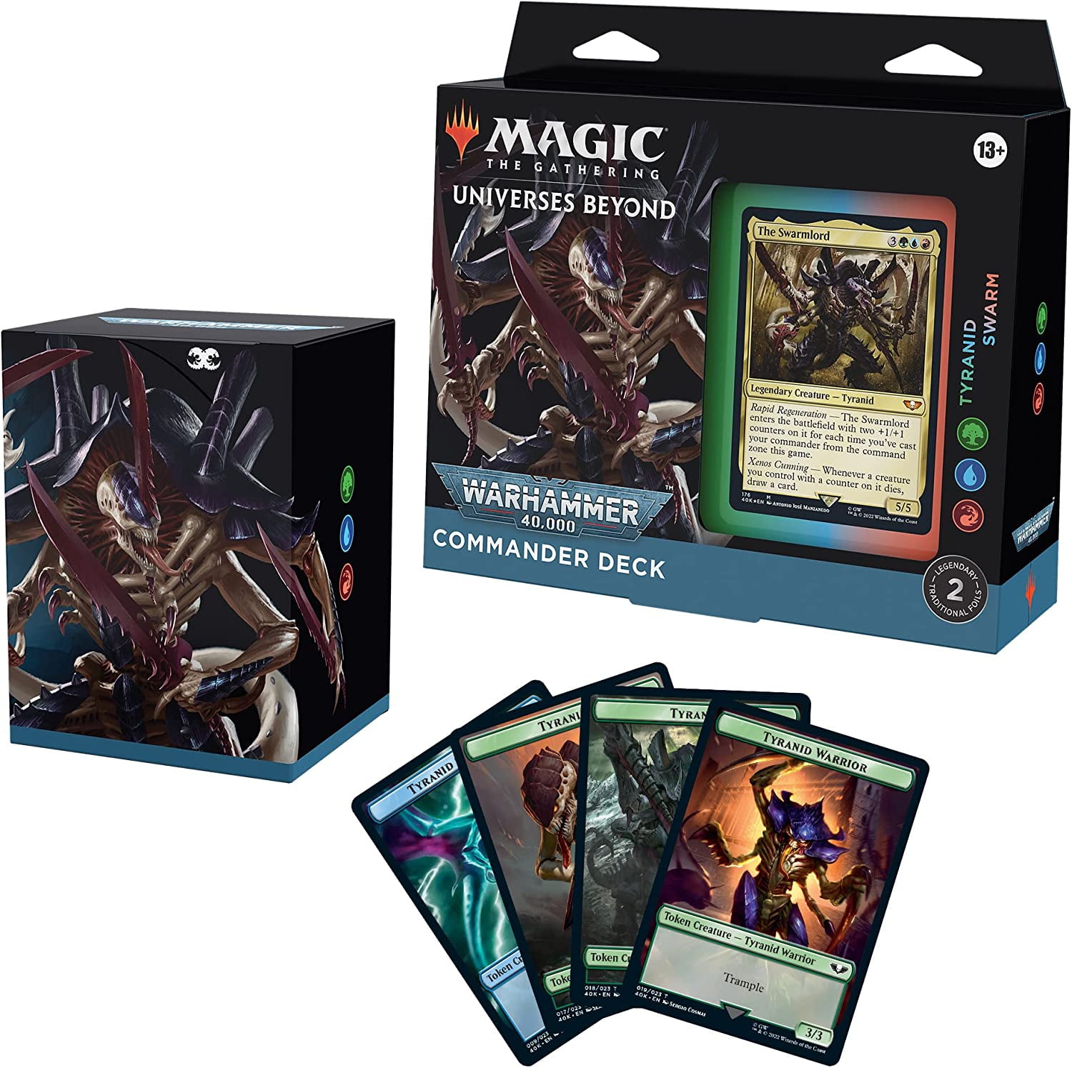 Magic: The Gathering Universes Beyond: Warhammer 40,000 Commander Deck – Tyranid Swarm - Walmart.com