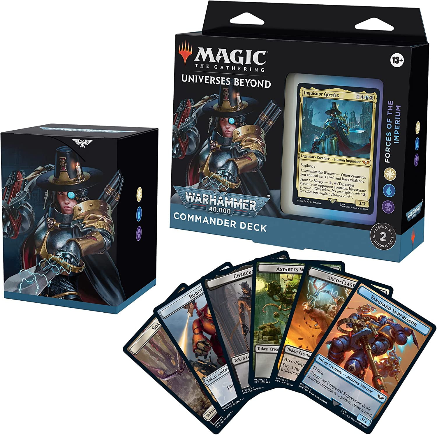 MTG Magic TCG: Warhammer 40k Universes Beyond Commander Deck - Forces ...