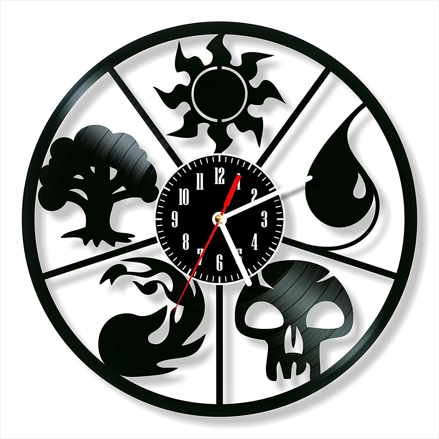 Magic The Gathering Vinyl Record Wall Clock Retro style Wall clock ...