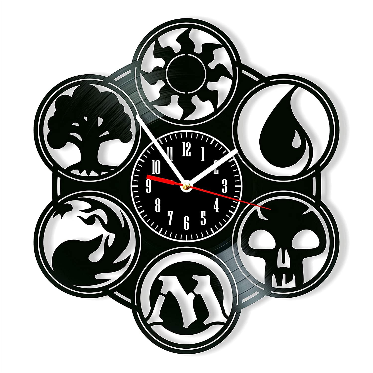 Magic The Gathering Vinyl Record Wall Clock Retro style Wall clock ...