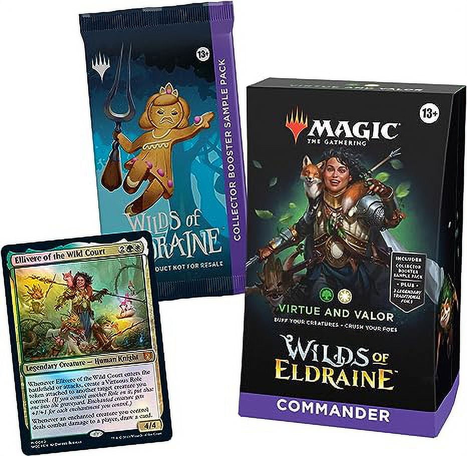 MTG Wilds of Eldraine Virtue and Valor Commander Deck - Collector Box - Walmart.com