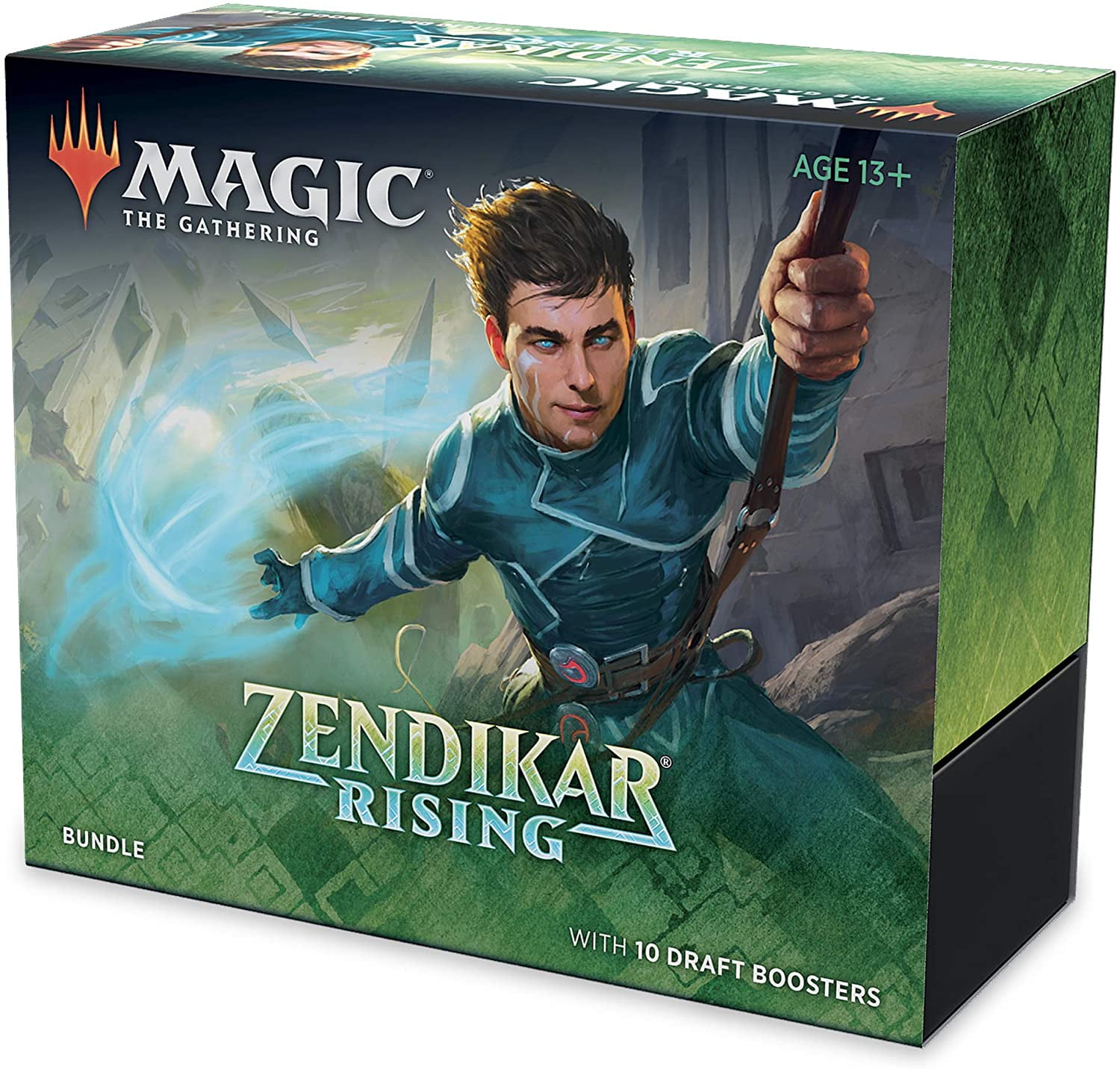 Magic: The Gathering Zendikar Rising Bundle | 10 Draft Booster Packs ...