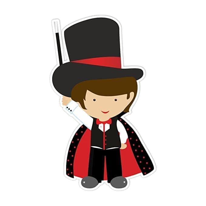 Magic Theme Paper Cutouts for Birthday Parties, Magician Party Supplies ...