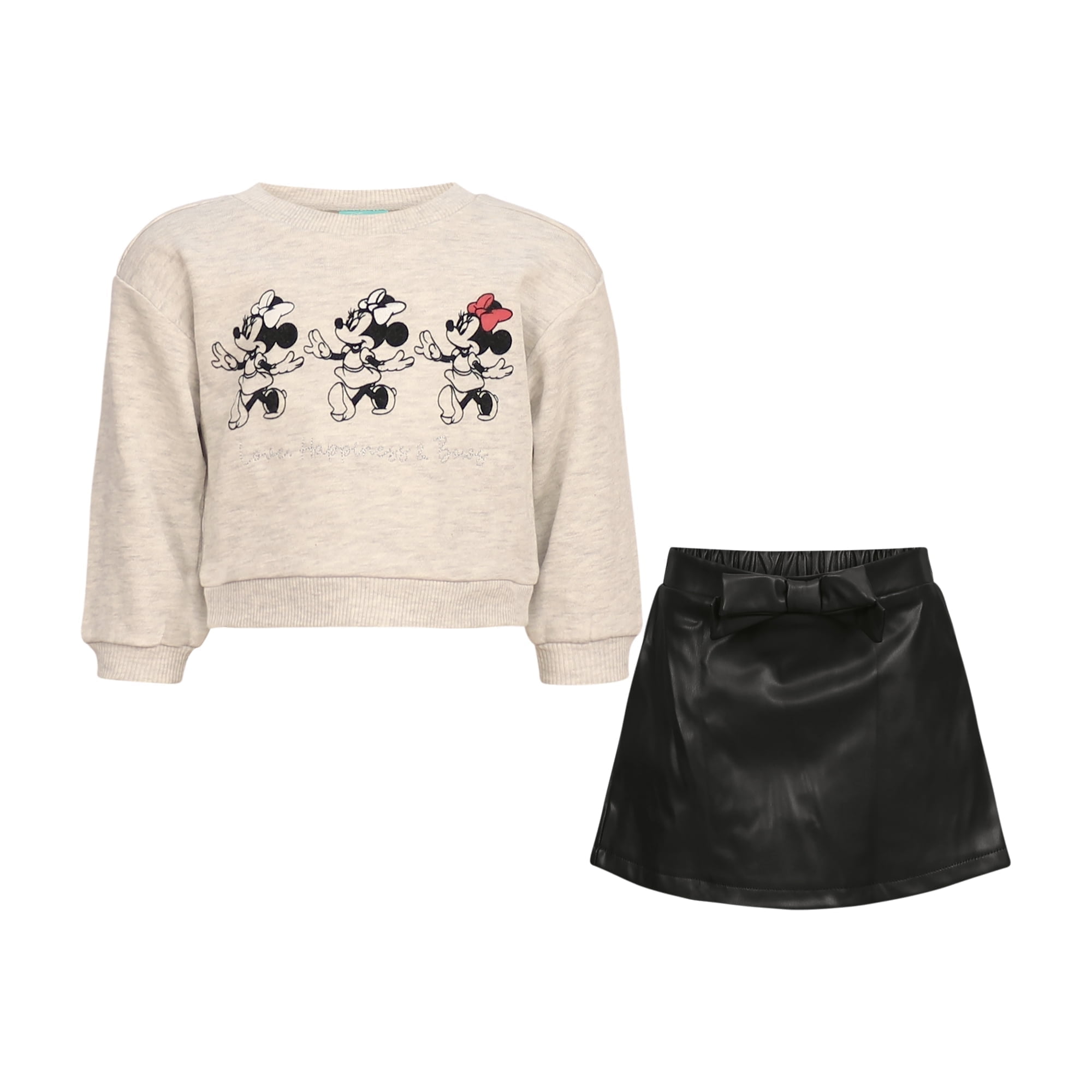 Magic Threadz Disney Clothes Minnie Mouse Baby Girls 2-Piece Skirt Set ...