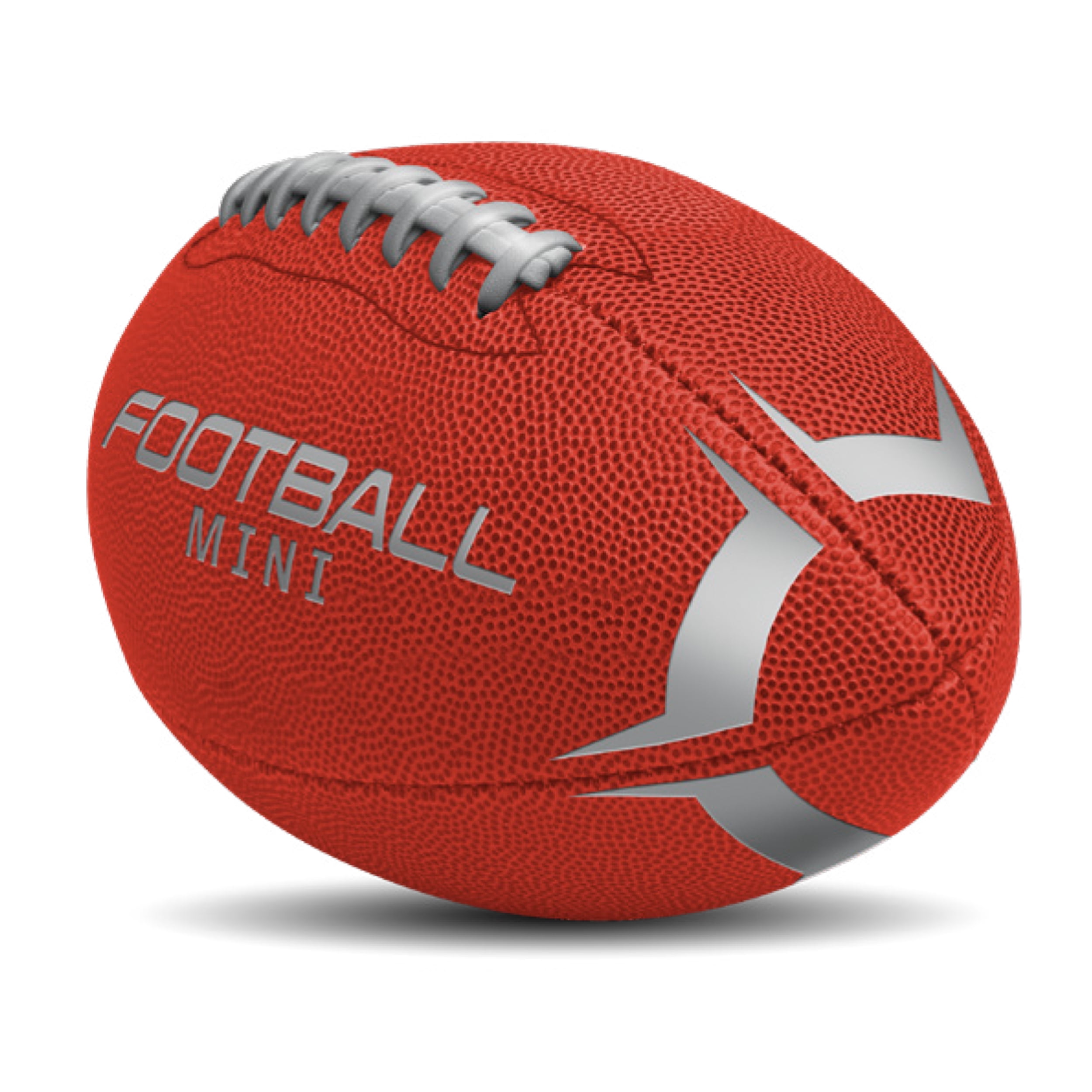 Magic Time Mini 6” Rubber Football, Toy Ball, Red, Kids Teen Adult ...