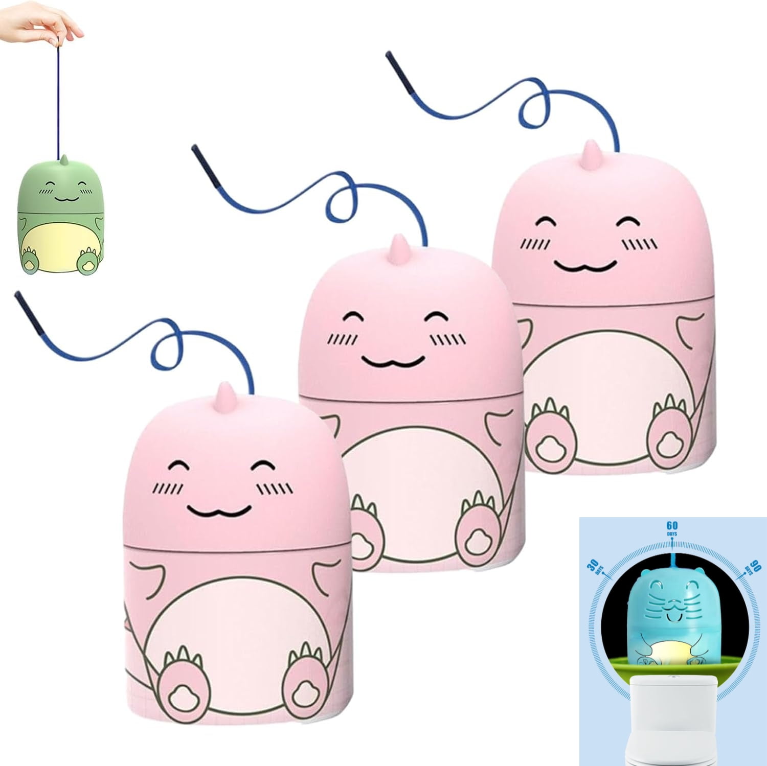 Magic Toilet Cleaning Bottle, Pink Stuff Toilet Bowl Cleaner, Cute ...