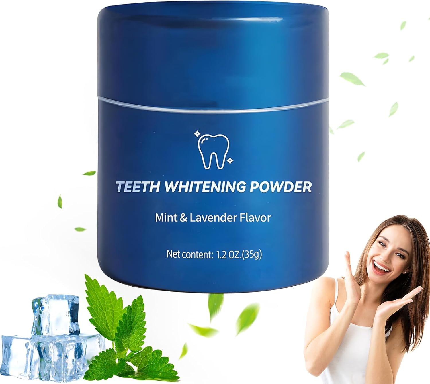 Magic Toothpaste Whitening Booster Powder 35g/1.2oz, Snow Magic Teeth ...