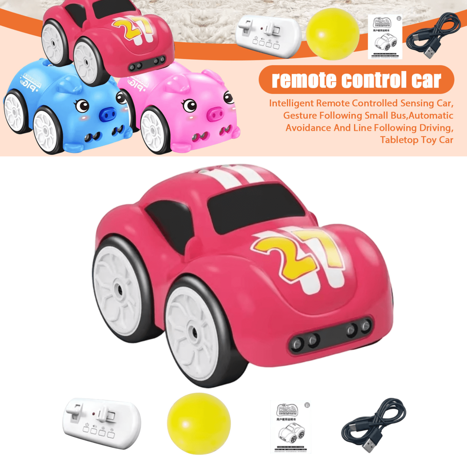 Magic Track Cars Toy Vehicle 2.4G Electric Remote & Induction, Magic ...