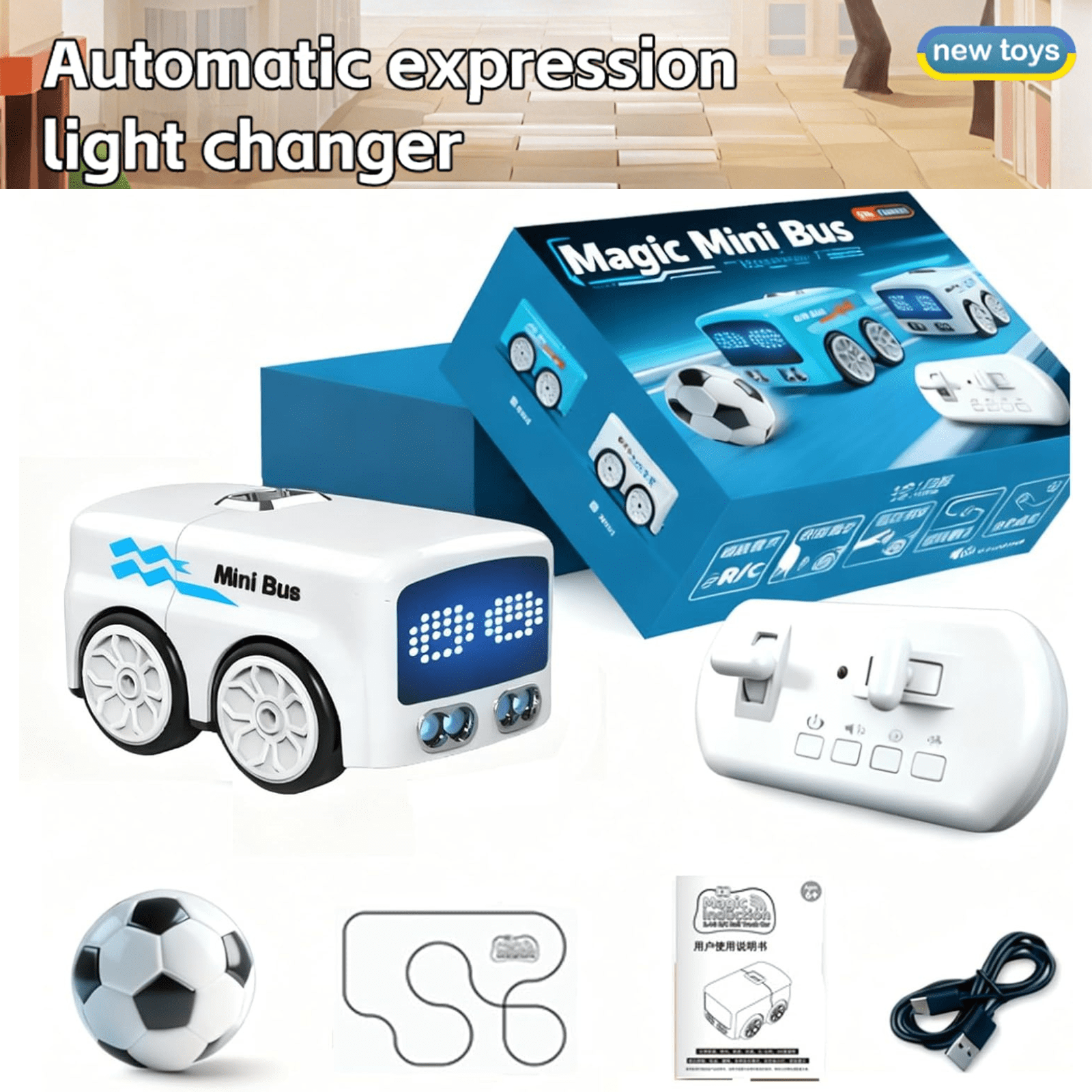Magic Track Cars Toy Vehicle Remote & Induction Controlled, Magic ...