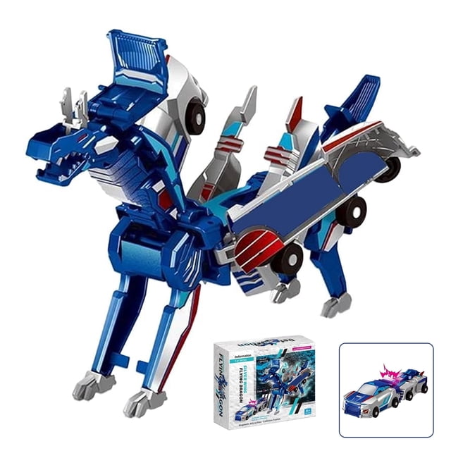 Magic Transformation Super Combination Car Toy 2 In 1 Kids Magnetic ...