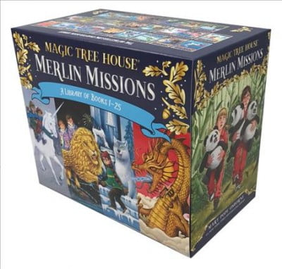 Pre-Owned Magic Tree House Merlin Missions #1-25 Boxed Set (Mth Merlin Mission) (Magic Tree ...