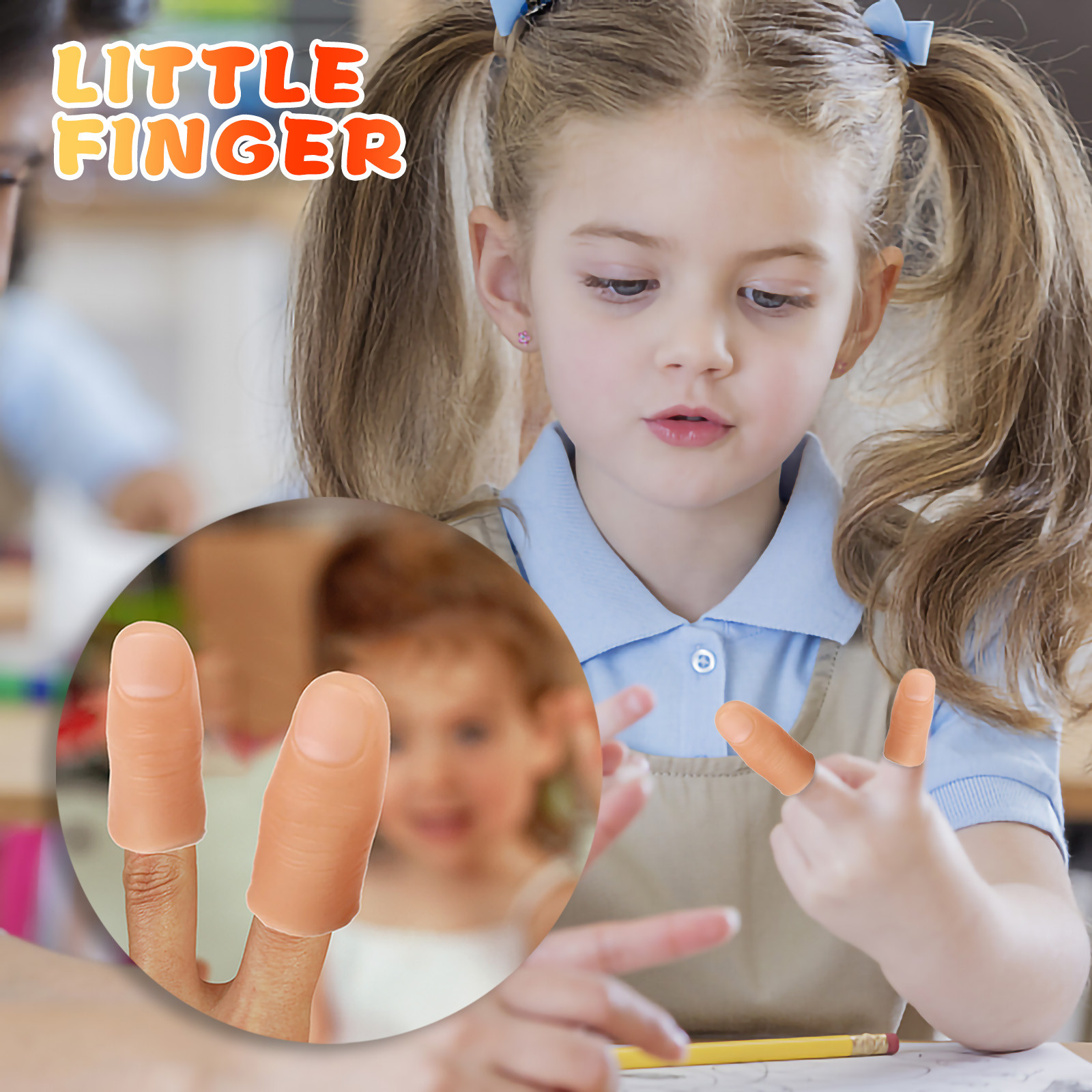 Magic Trick Fake Thumb Tips,Fake Thumb Tip Close-Up to Real Thumb,Stage ...