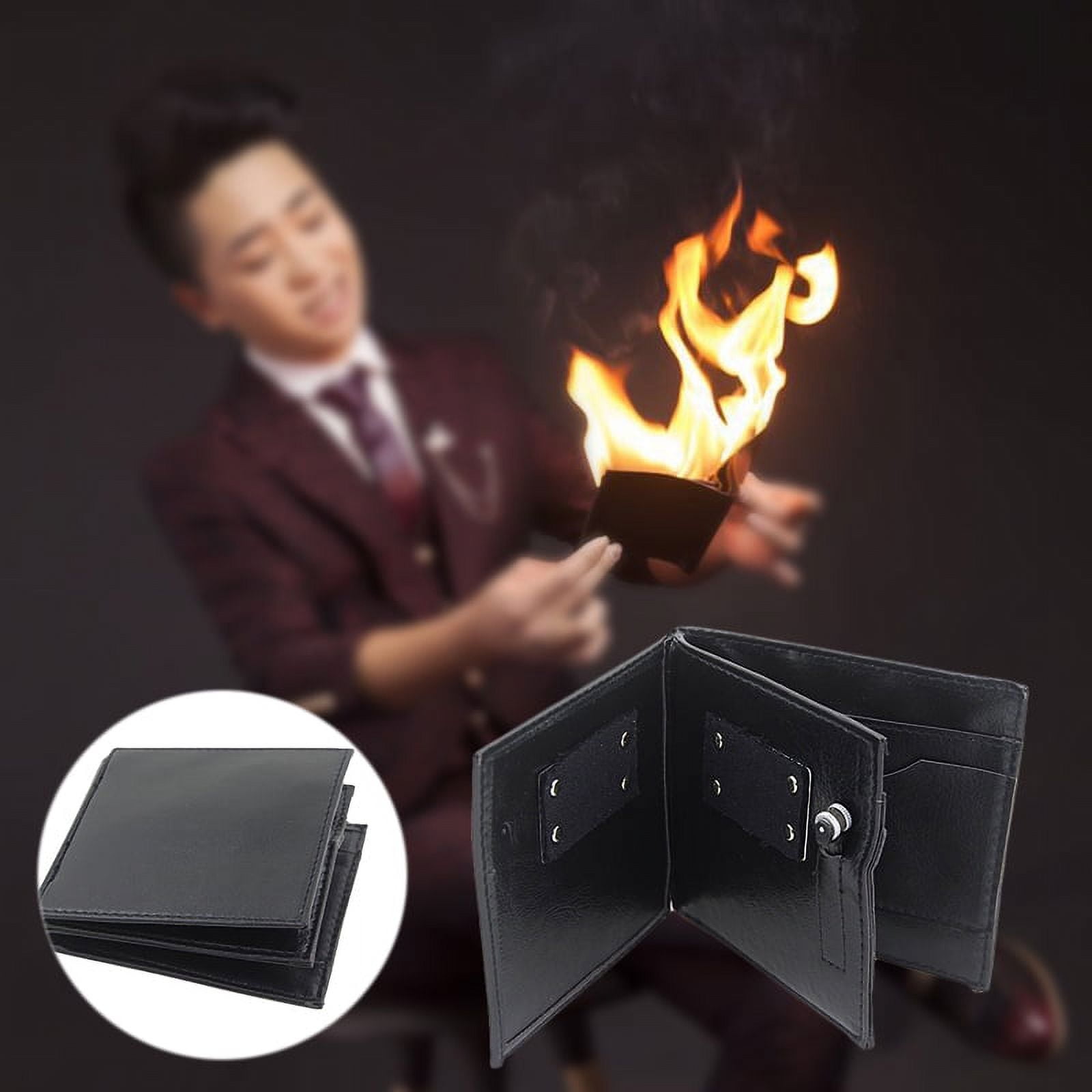 Magic Trick Gimmick Flame Fire Wallet Magician Stage Street ...
