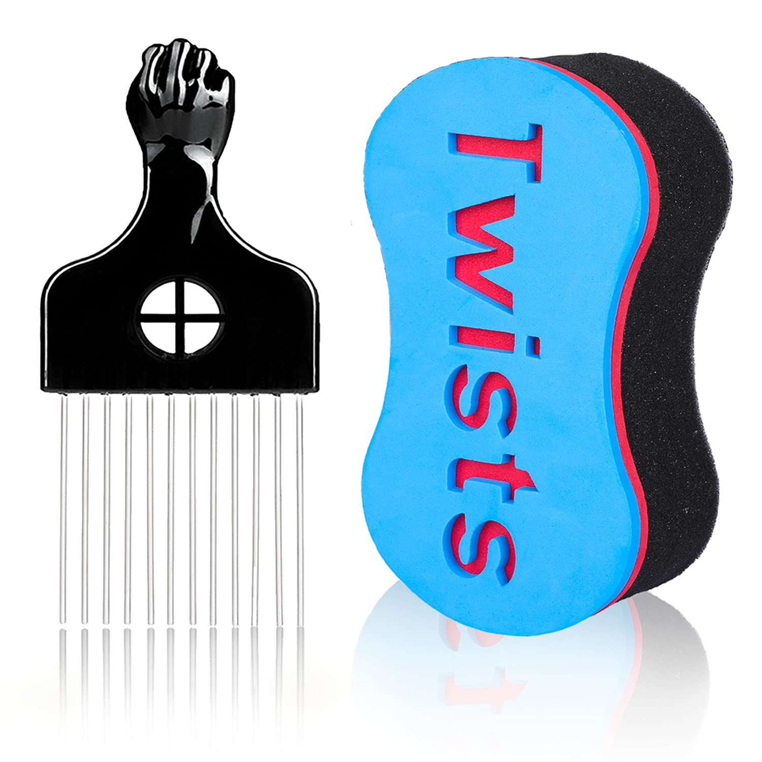 Magic Twist Hair Sponges - Curling Sponge, Sponge Brush for Hair, Hair ...
