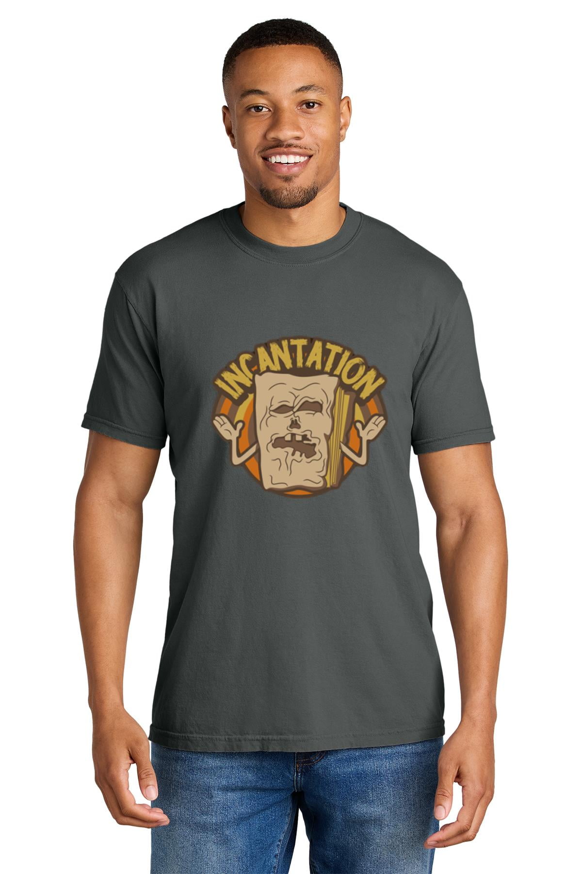 Magic Typography Comfort Color T-Shirt with Incantation Spell Style ...