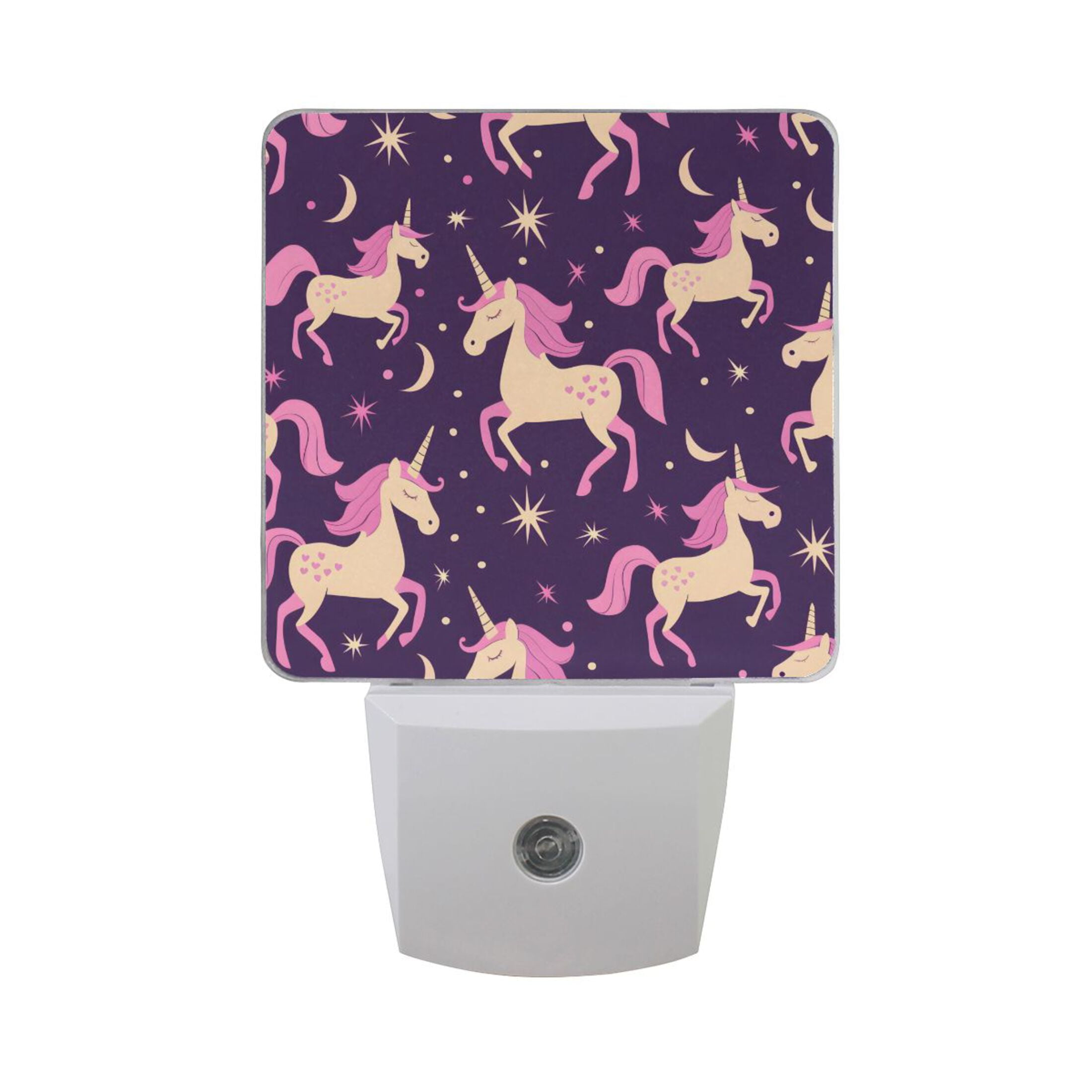 Magic Unicorn and Star Night Light 2 Pack LED Nightlight Plug into Wall ...
