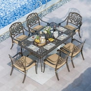 Better Homes & Gardens Tarren 5-Piece Outdoor Dining Set, Black ...