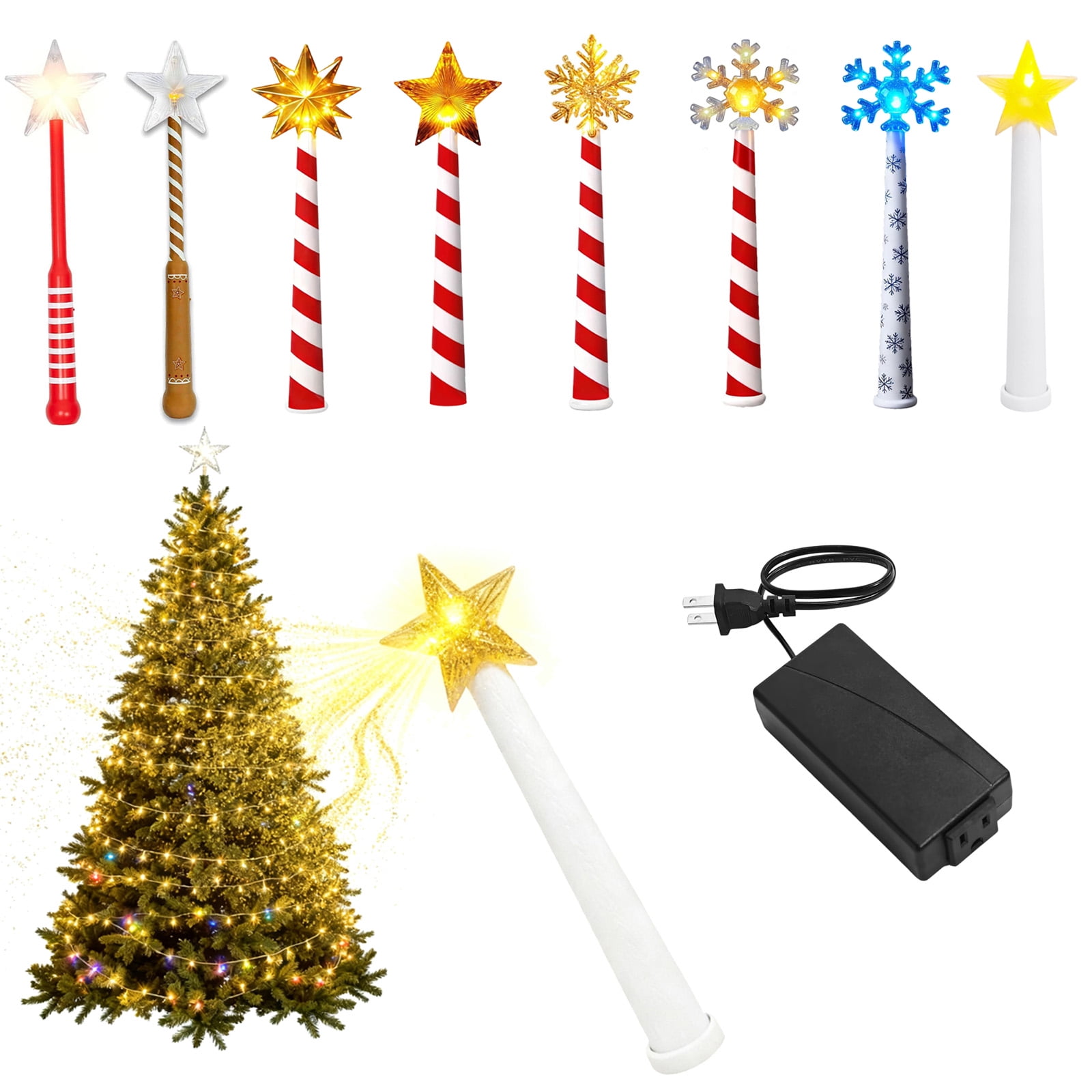 Magic Wand Christmas Tree Light Controller Kit (No Light) - Wireless ...