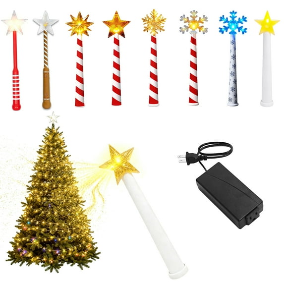 Magic Wand Christmas Tree Light Controller Kit (No Light) - Wireless Remote Control Outlet and ...